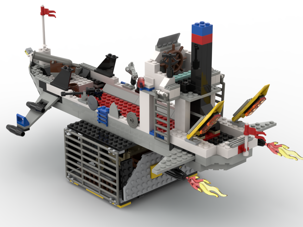 LEGO MOC Flying Transport Ship by billyballokarlo | Rebrickable - Build ...