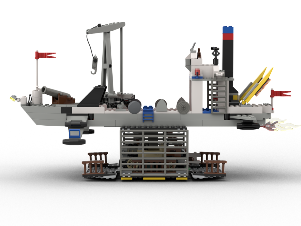LEGO MOC Flying Transport Ship by billyballokarlo | Rebrickable - Build ...