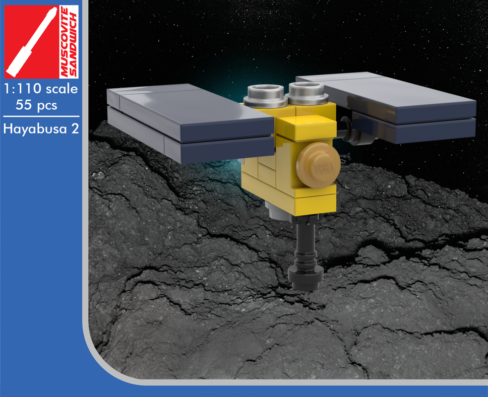 LEGO MOC Hayabusa2 (Saturn V scale) by smazmats | Rebrickable - Build ...