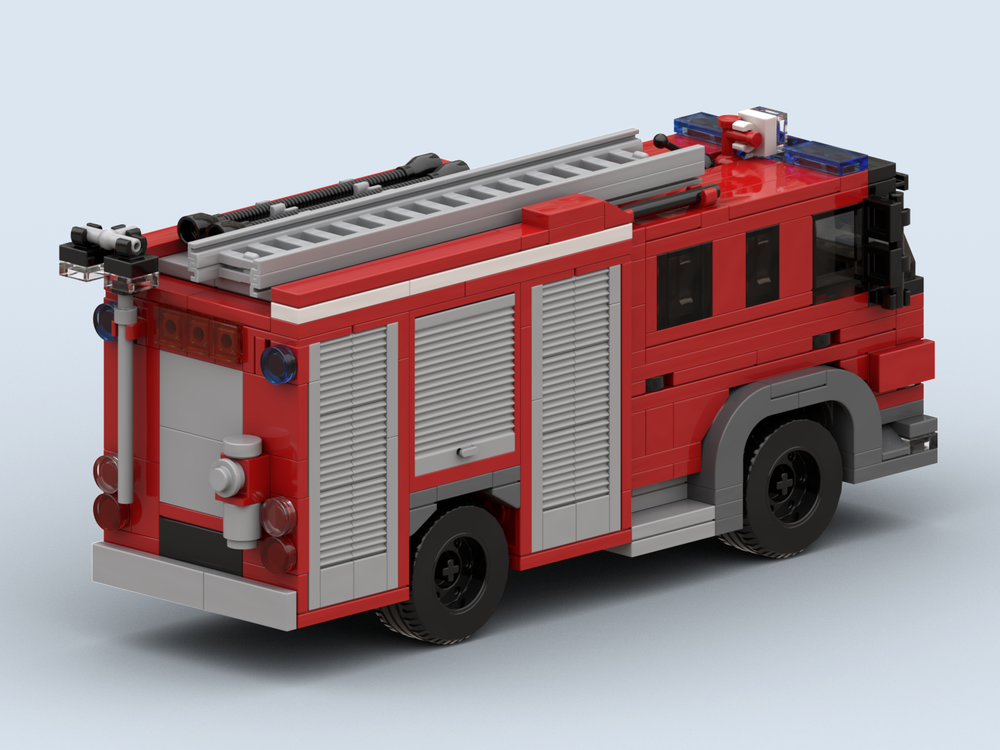 LEGO MOC Zaandam Fire Engine by mausbricks | Rebrickable - Build with LEGO