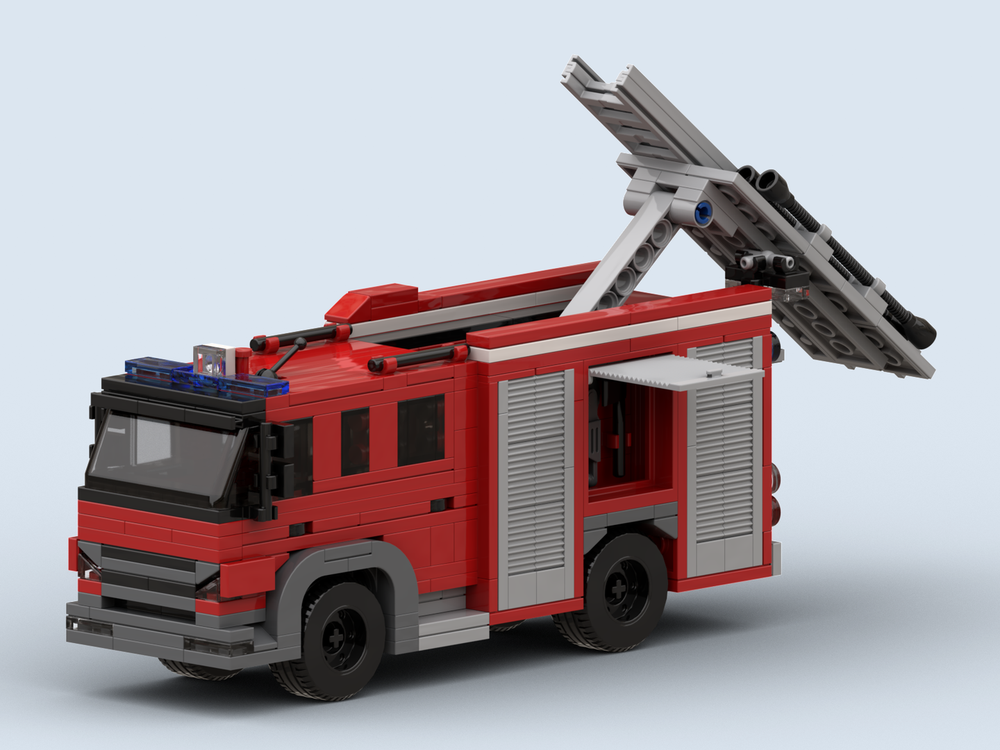 LEGO MOC Zaandam Fire Engine by mausbricks | Rebrickable - Build with LEGO