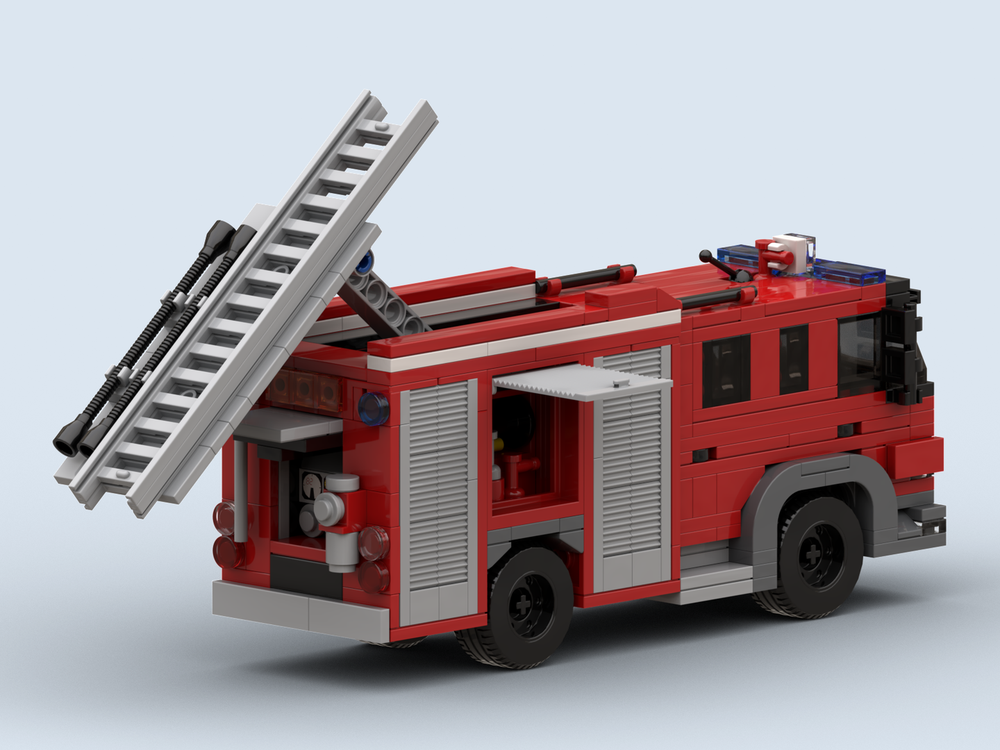 LEGO MOC Zaandam Fire Engine by mausbricks | Rebrickable - Build with LEGO