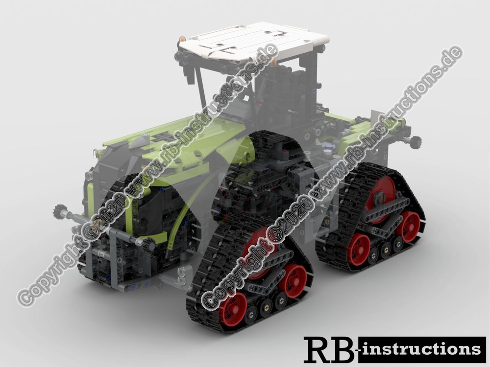 LEGO MOC Crawler track for Claas Xerion 5000 or Fastrac (Raupenfahrwerk ...