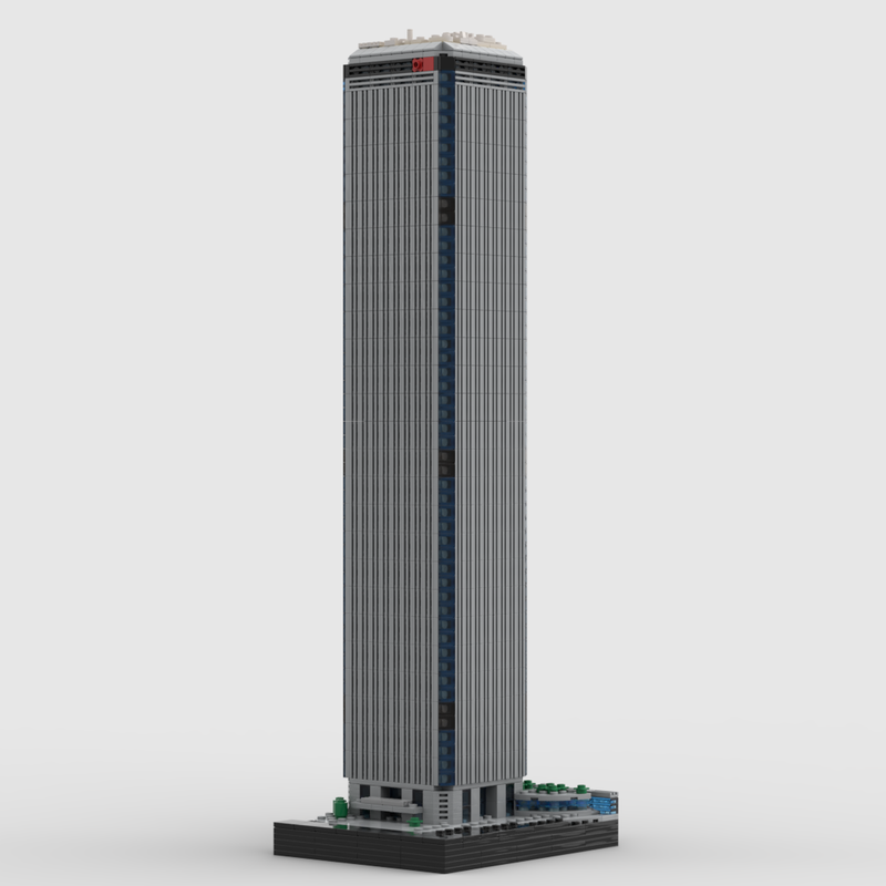 LEGO MOC Cheung Kong Center Ver 2 at 1/650th Scale by FunnyTacoBunny ...