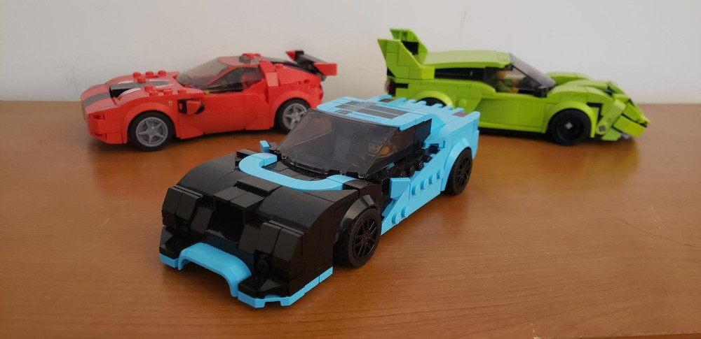 LEGO MOC Cyan Speeder v1 by Brick_Lizard | Rebrickable - Build with LEGO