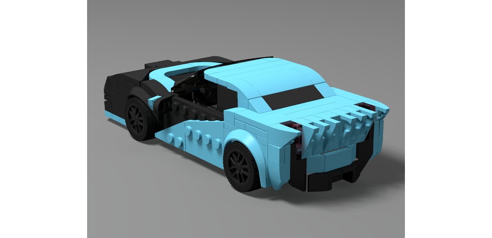 LEGO MOC Cyan Speeder v1 by Brick_Lizard | Rebrickable - Build with LEGO