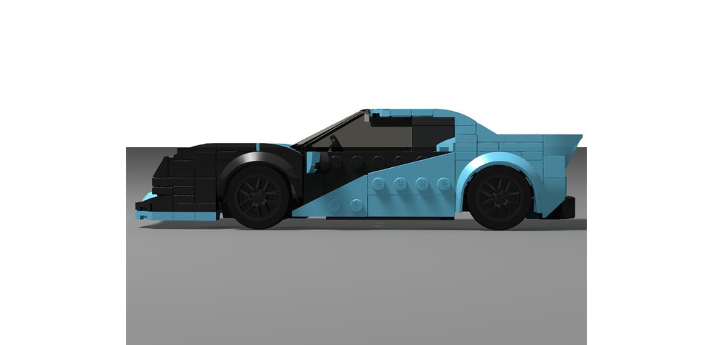 LEGO MOC Cyan Speeder v1 by Brick_Lizard | Rebrickable - Build with LEGO