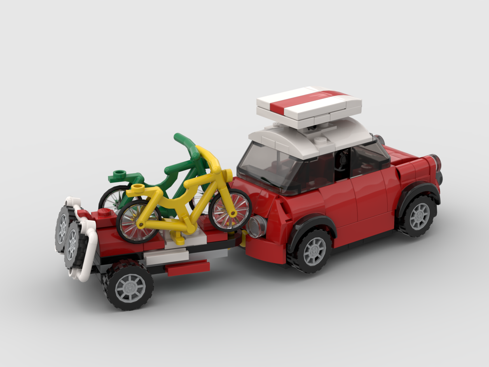 LEGO MOC Roofbox and Bike Trailer for 75894 Red MINI COOPER by DBoyLee ...