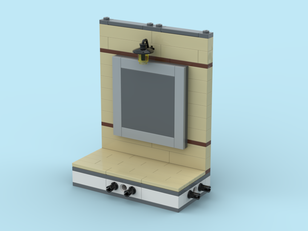 LEGO MOC Art Gallery Wall Module by Asher_Koh | Rebrickable - Build ...