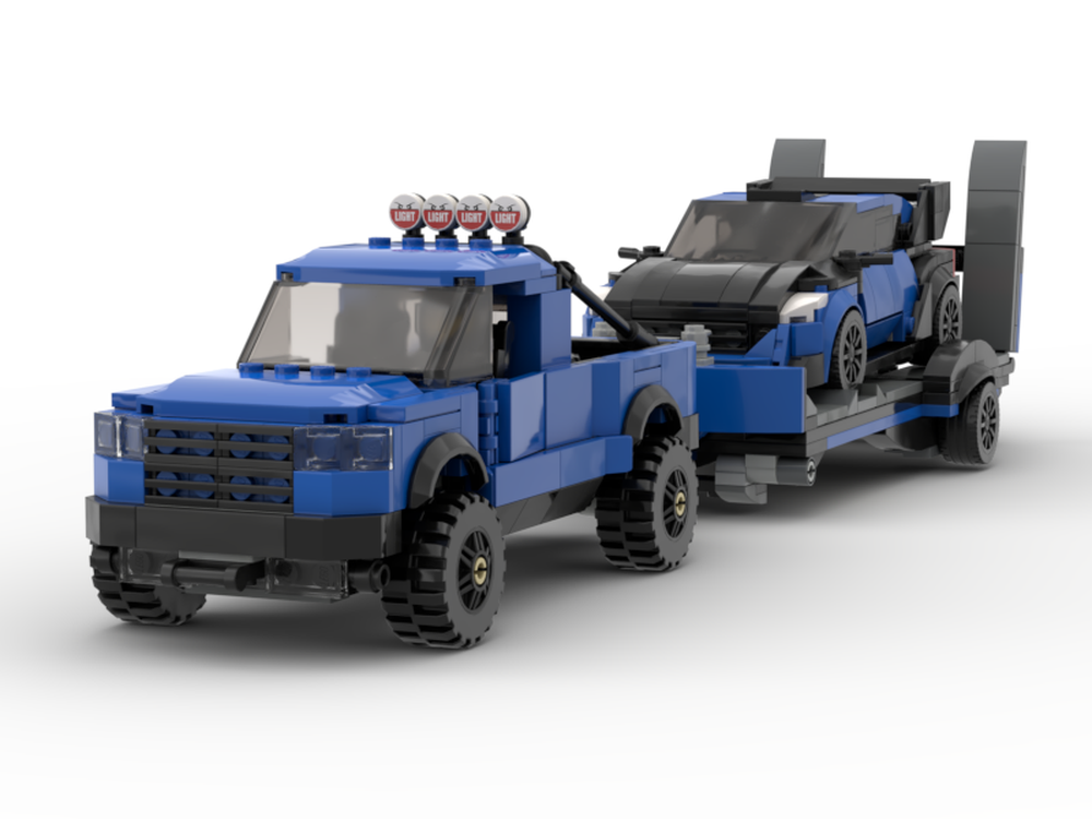 LEGO MOC Ford F150 Raptor and Rally spec Fiesta by TheBoostedBrick ...