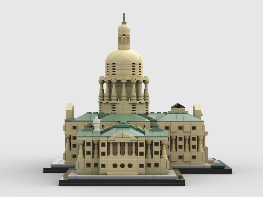 LEGO MOC Texas State Capitol Building by CluelessBricks | Rebrickable ...