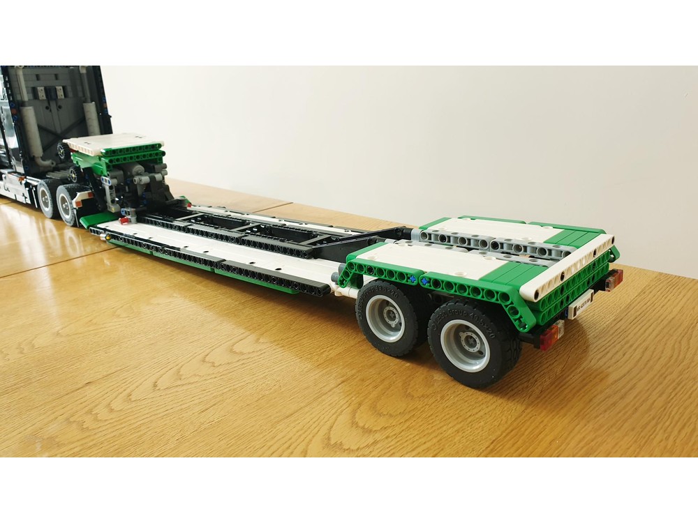 LEGO MOC Detachable Gooseneck Style Low Loader Lowboy Flatbed Trailer ...