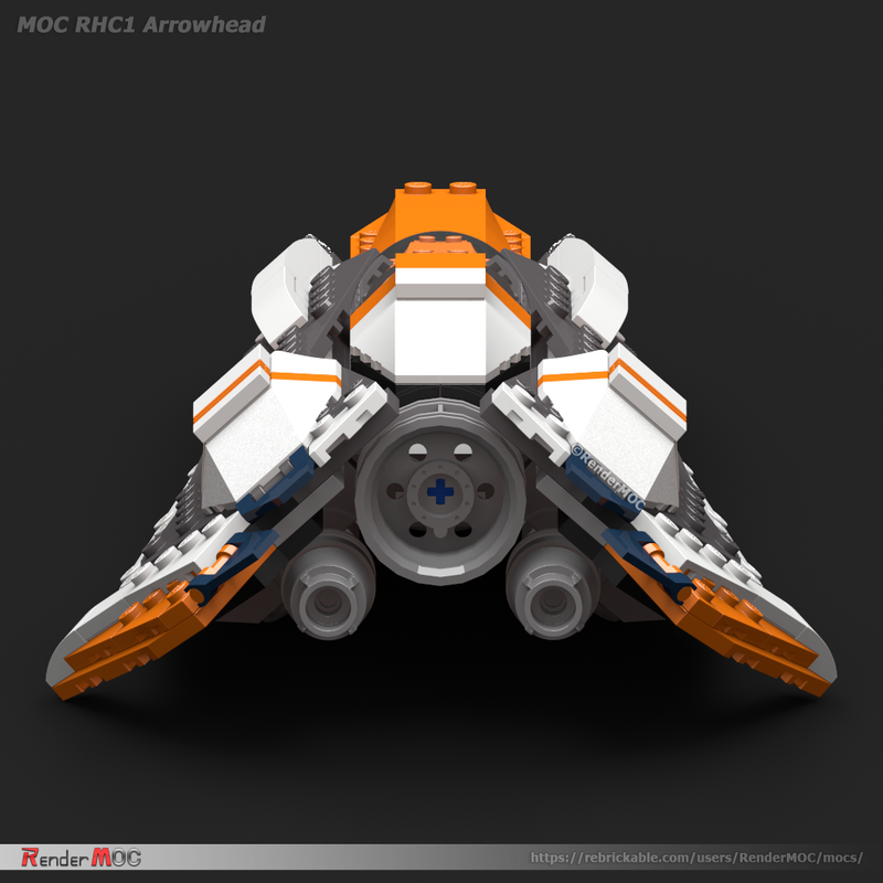 LEGO MOC MOC RHC1 Arrowhead by RenderMOC | Rebrickable - Build with LEGO