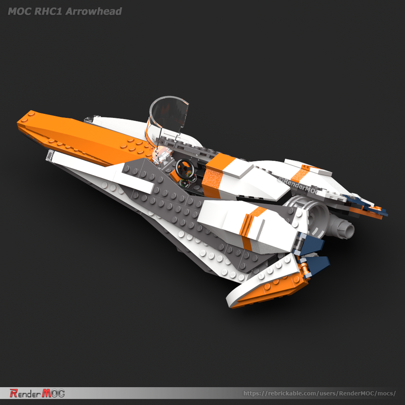 LEGO MOC MOC RHC1 Arrowhead by RenderMOC | Rebrickable - Build with LEGO
