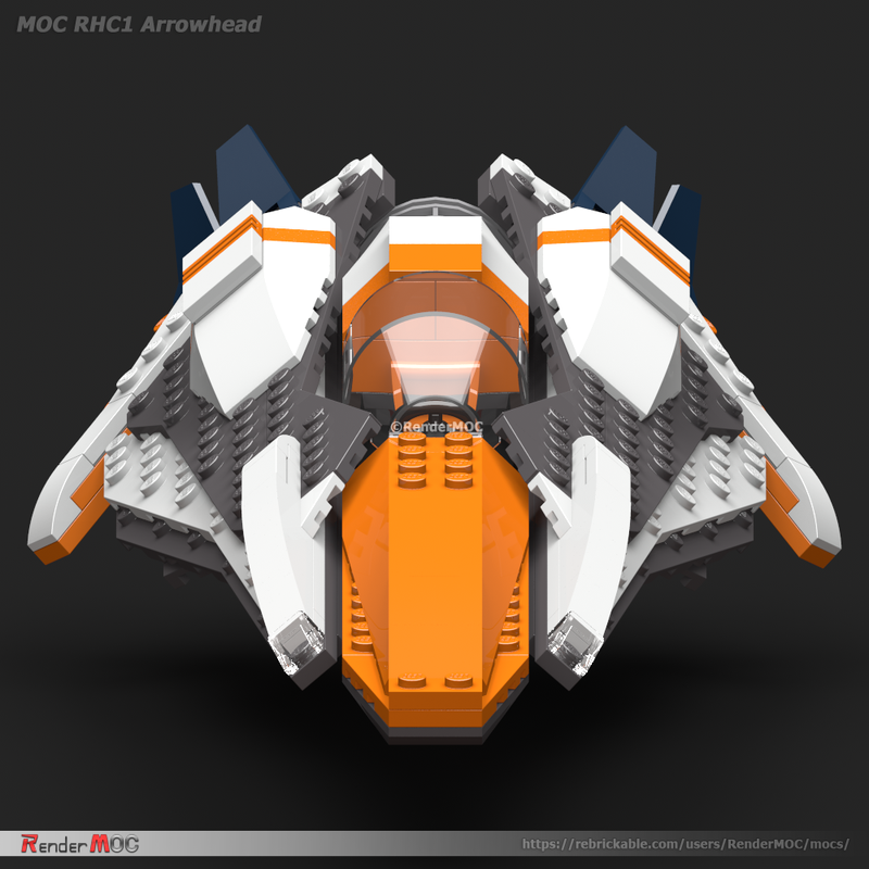 LEGO MOC MOC RHC1 Arrowhead by RenderMOC | Rebrickable - Build with LEGO