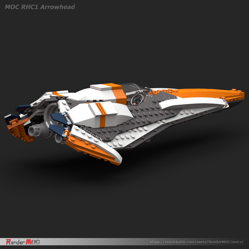 LEGO MOC MOC RHC1 Arrowhead by RenderMOC | Rebrickable - Build with LEGO