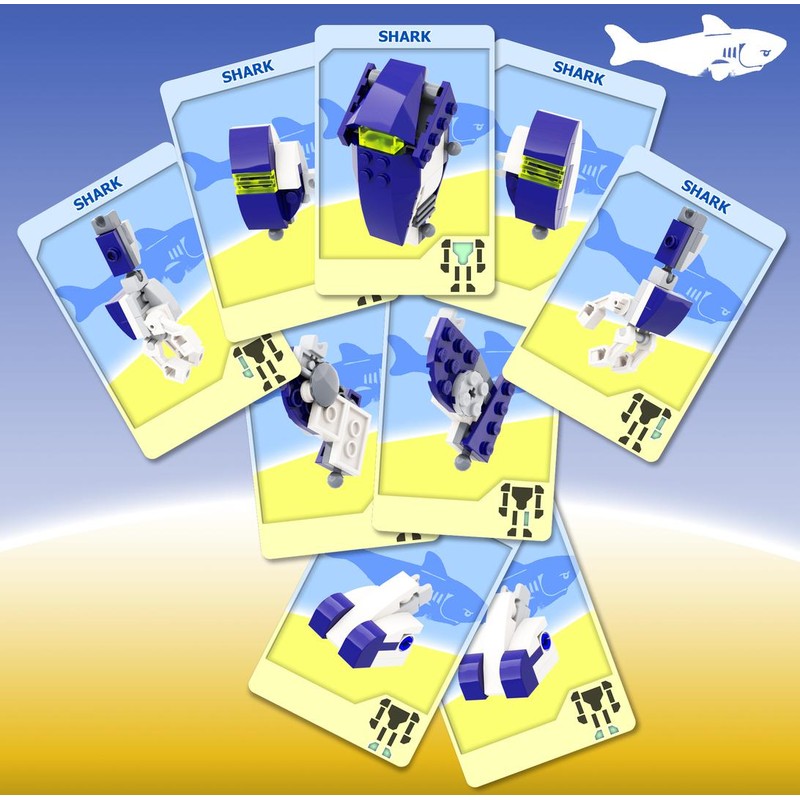 LEGO MOC Shark Mech by Samu | Rebrickable - Build with LEGO