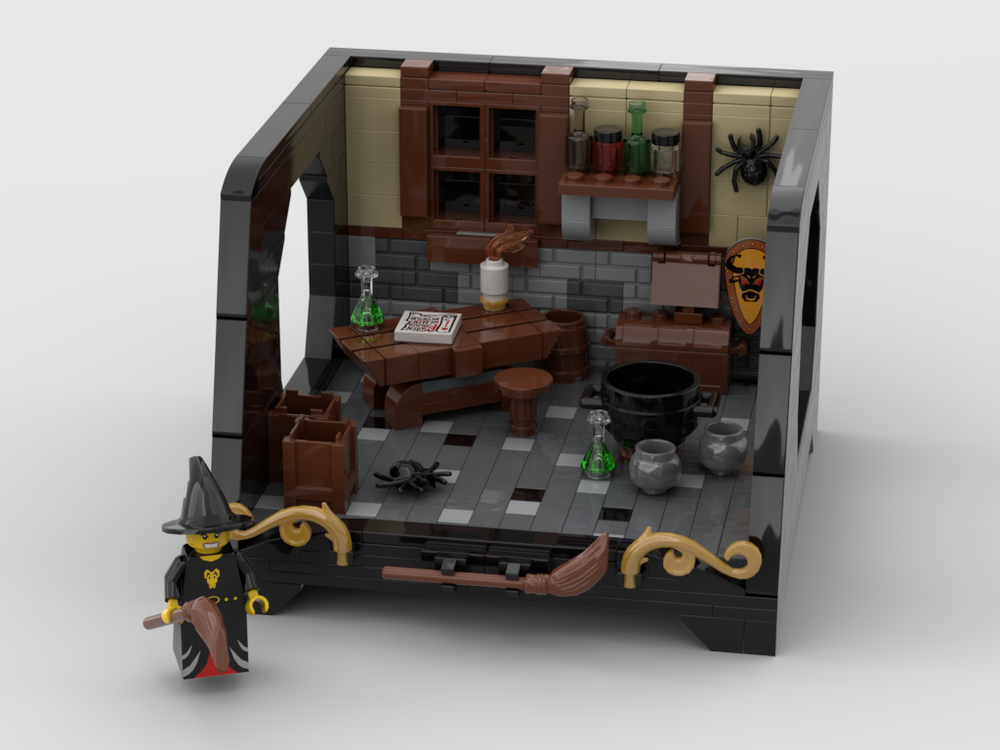 LEGO MOC Witch Room Design with a special stand by gabizon ...