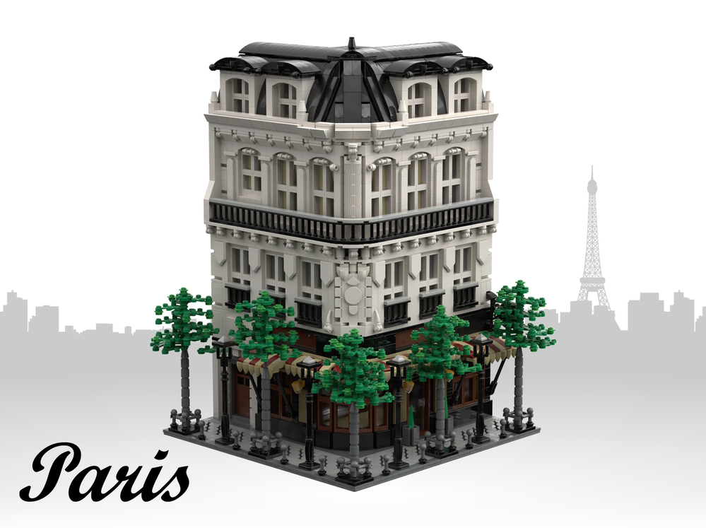 LEGO MOC Paris Boulangerie & Studio by tkel86 | Rebrickable - Build ...