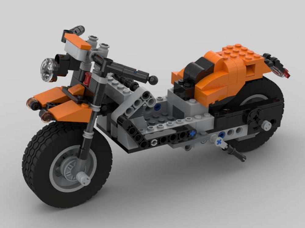 LEGO MOC 7291 Scooter Motorcycle by BrodieC521 | Rebrickable - Build ...