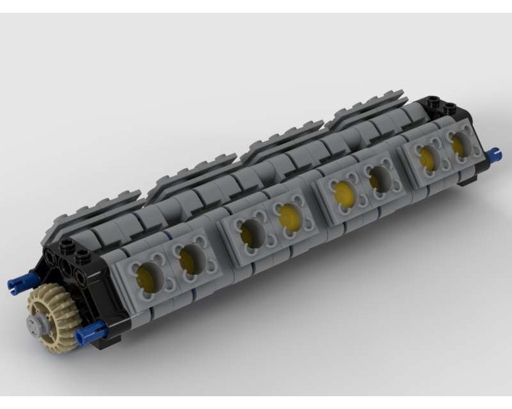 LEGO MOC Piston Engine V16 by AKM-Sky | Rebrickable - Build with LEGO LEGO MOC Piston Engine V16 by AKM-Sky | Rebrickable - Build with LEGO