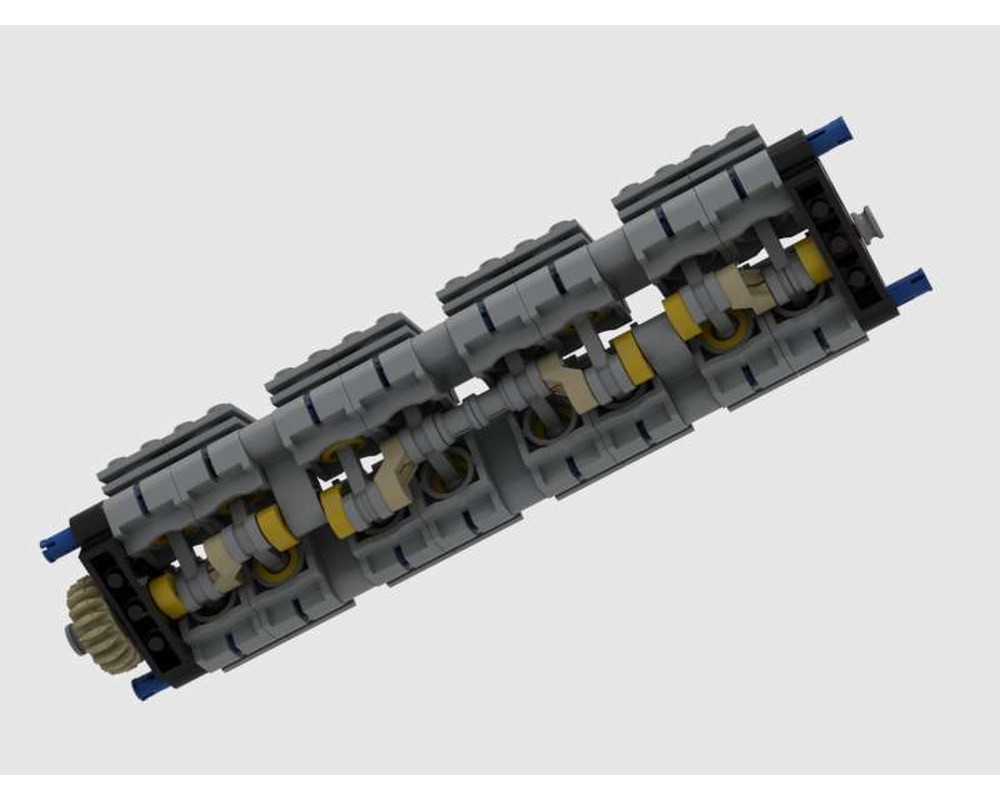 LEGO MOC Piston Engine V16 by AKM-Sky | Rebrickable - Build with LEGO