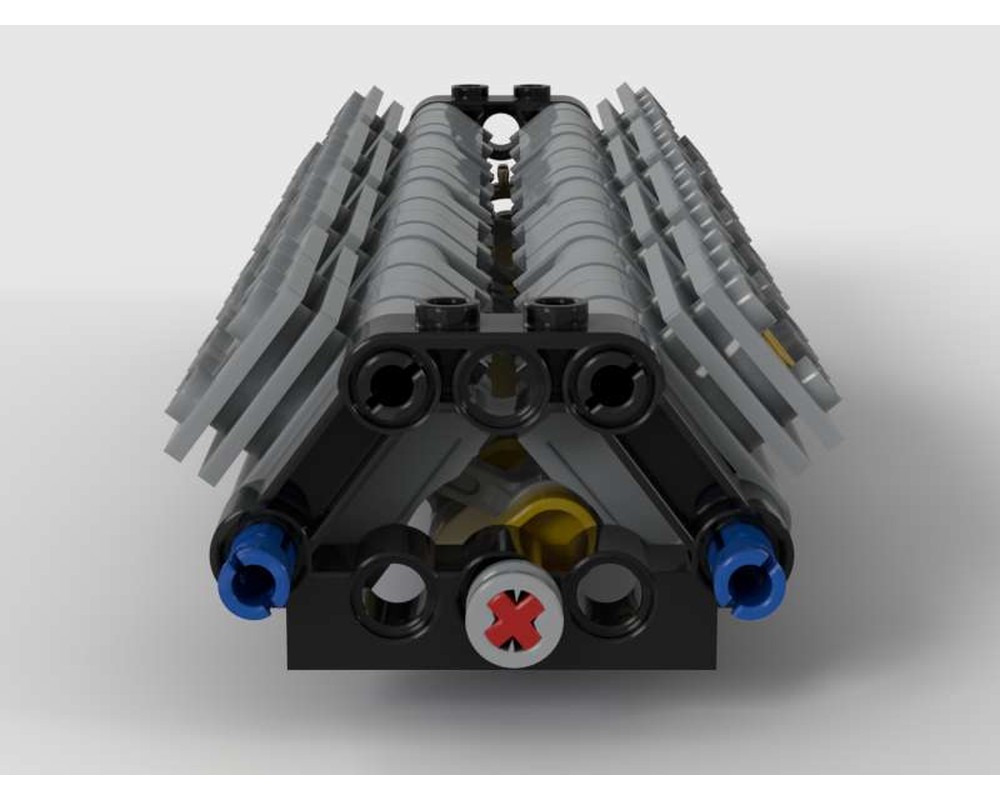 LEGO MOC Piston Engine V16 by AKM-Sky | Rebrickable - Build with LEGO