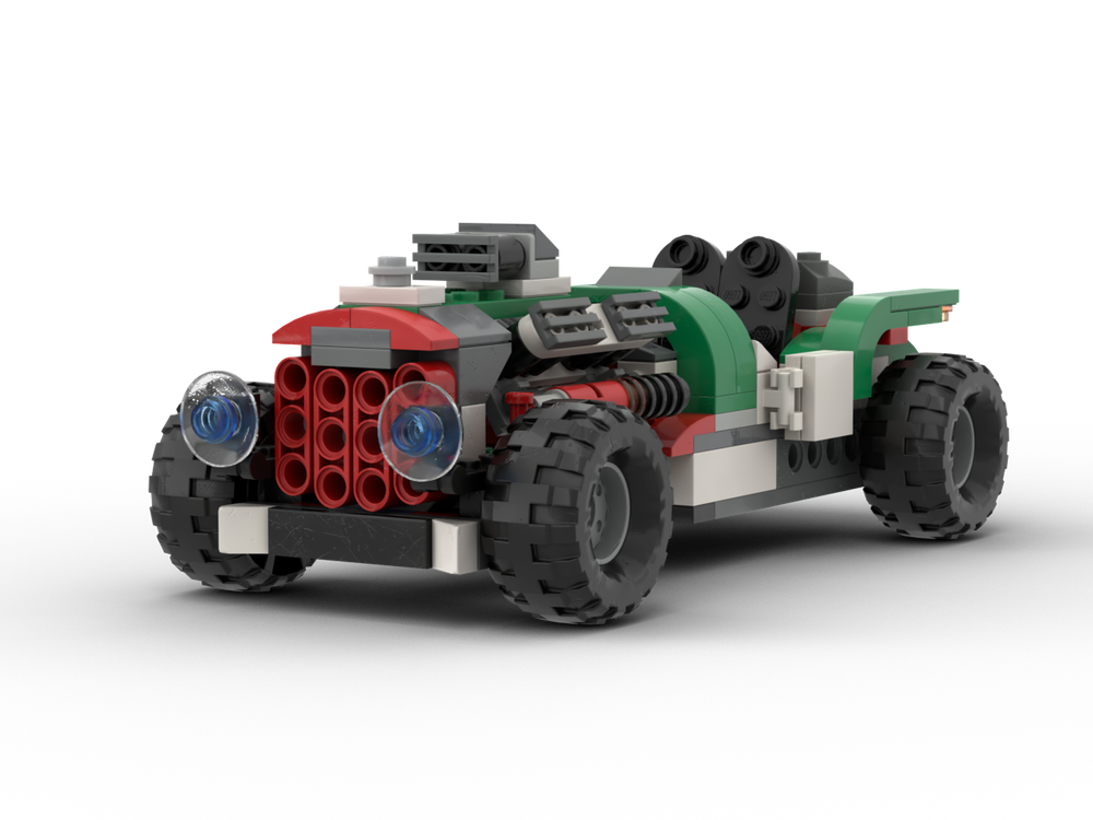Lego Moc Hotrod By Stimpi Rebrickable Build With Lego