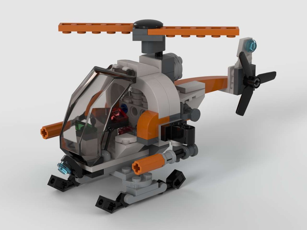 LEGO MOC Attack Helicopter by ECrawford92 | Rebrickable - Build with LEGO