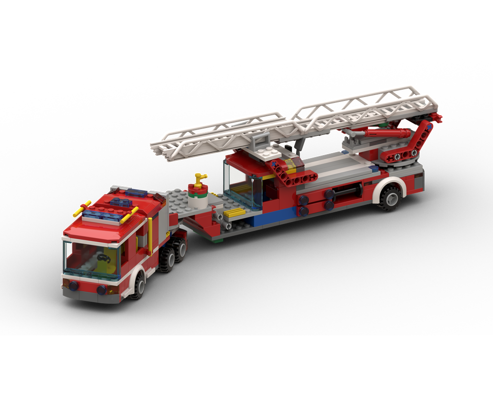 LEGO MOC A 60112-like Fire Engine by brickplus | Rebrickable - Build ...