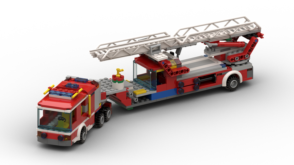 LEGO MOC A 60112-like Fire Engine by brickplus | Rebrickable - Build ...