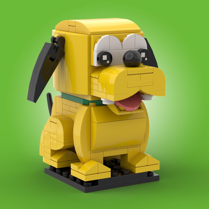 LEGO MOC Pluto Brickheadz by custominstructions | Rebrickable - Build ...