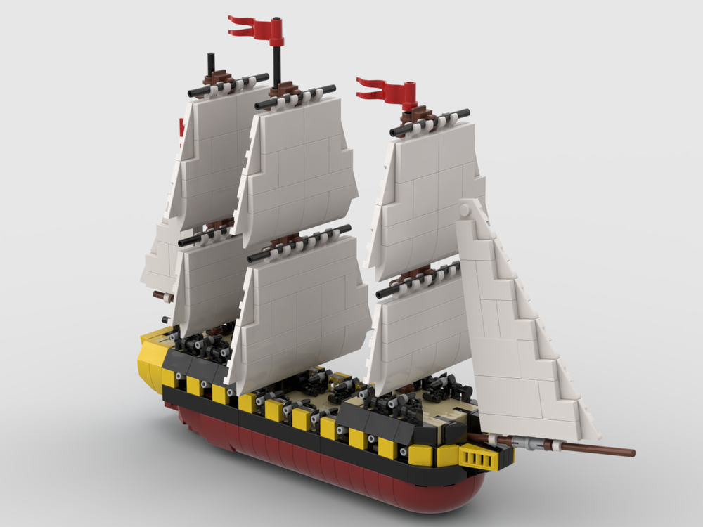 Lego Moc Hms Surprise By Resqusto Rebrickable Build With Lego
