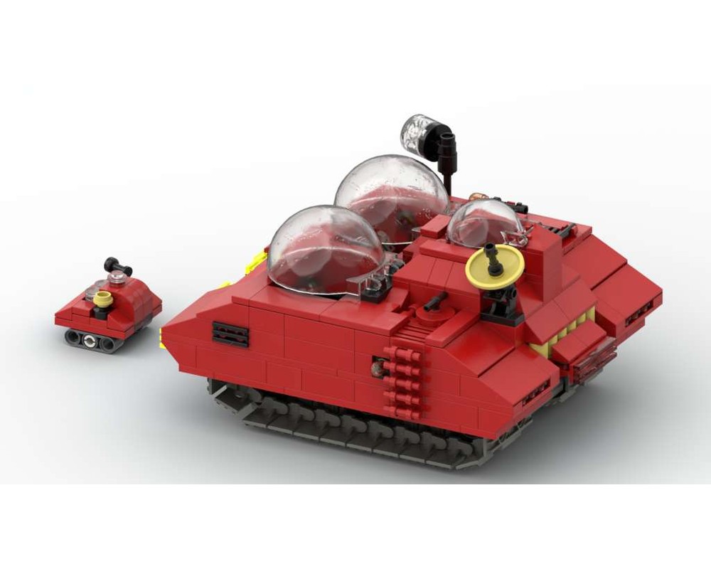 LEGO MOC Tintin "explorers on the moon" tank by MyKidisanAlien ...