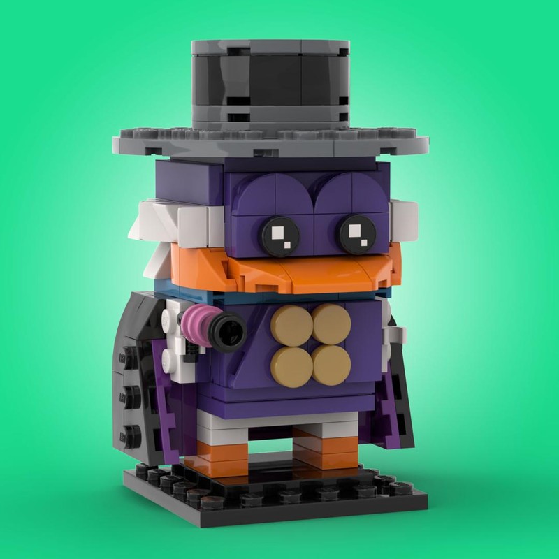 LEGO MOC Darkwing Duck Brickheadz by custominstructions | Rebrickable ...
