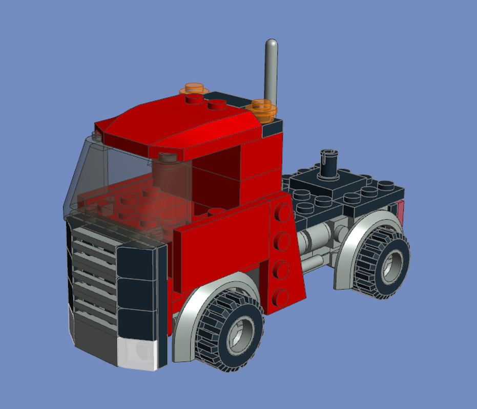 Lego Moc Mini Truck By El Profesor Rebrickable Build With Lego