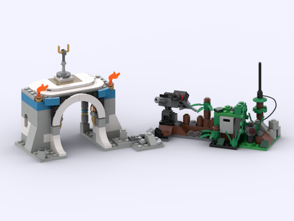 LEGO MOC Mandalorian Monastery and Outpost by OjiFukuro | Rebrickable ...