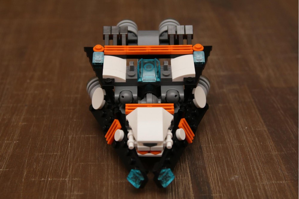 LEGO MOC Futuristic fighter jet by inter4kt | Rebrickable - Build with LEGO