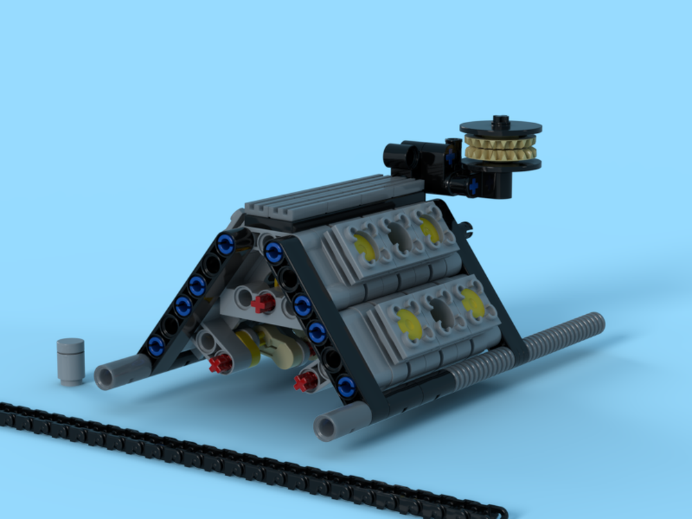 LEGO MOC Motor W12 by VTechnicR_05 | Rebrickable - Build with LEGO