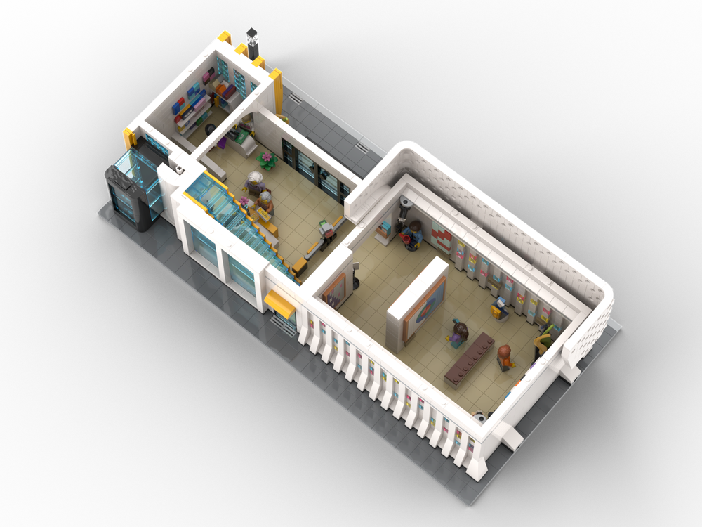 LEGO MOC MoMA - Museum of Modern Art by simon84 | Rebrickable - Build ...