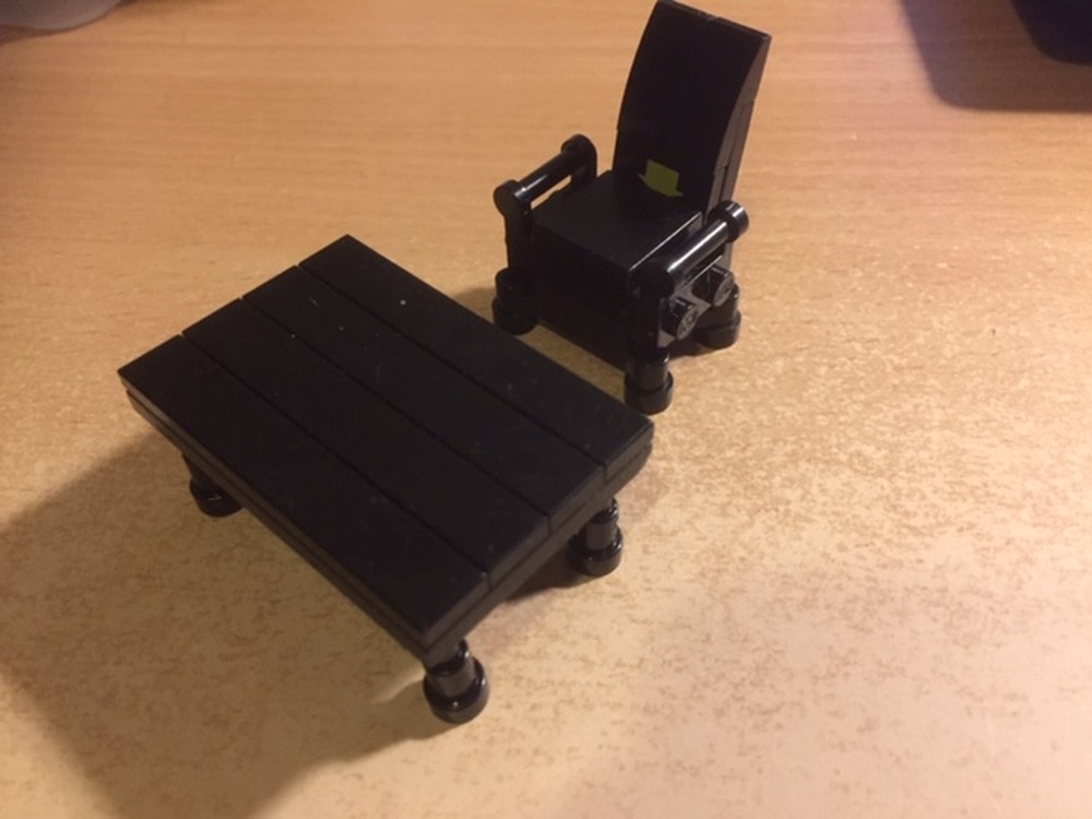 LEGO MOC armchair desk by peter1957 | Rebrickable - Build with LEGO