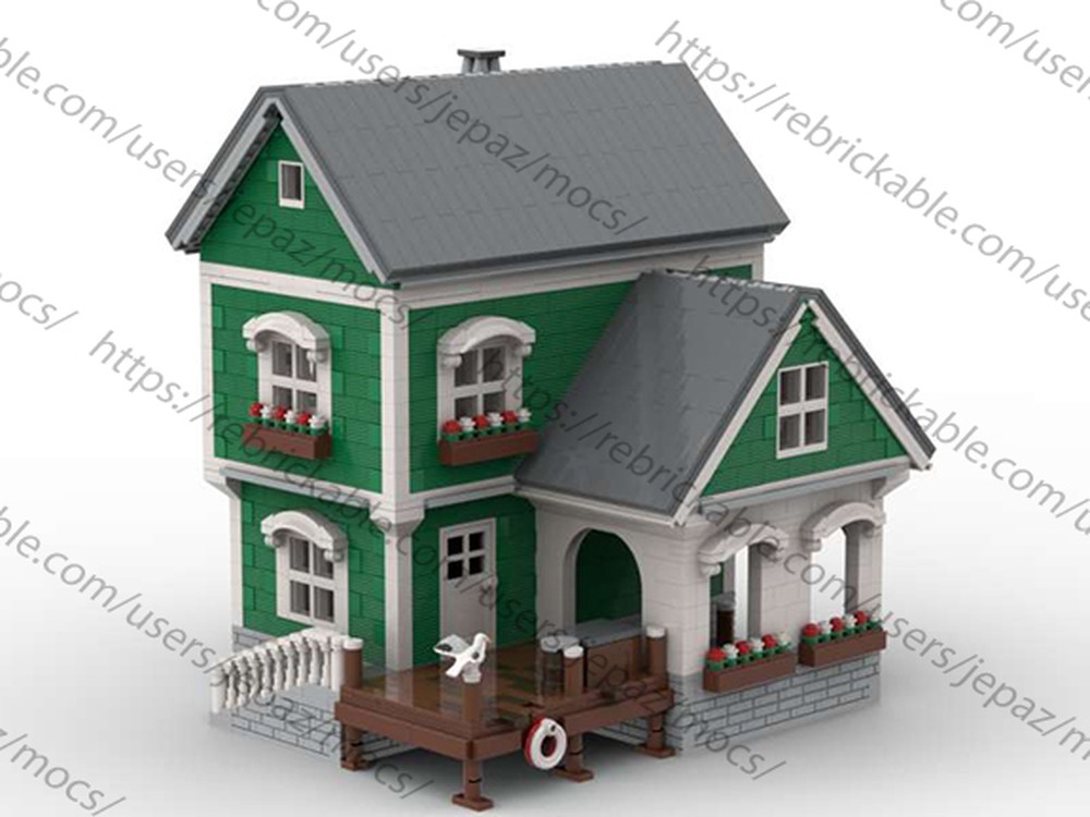 LEGO MOC Dock House II by jepaz | Rebrickable - Build with LEGO