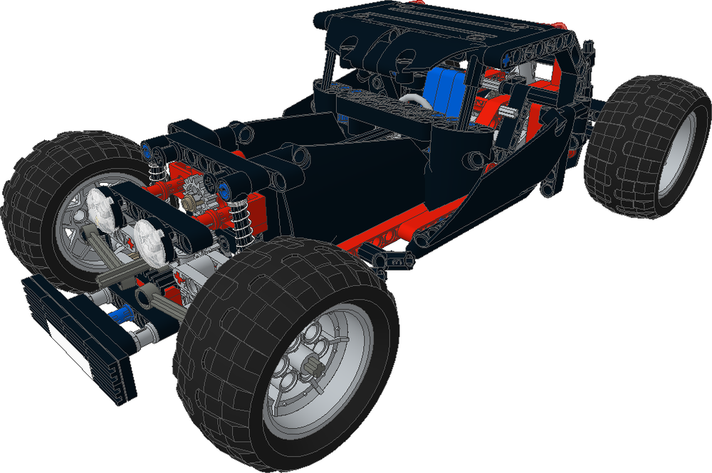LEGO MOC Rat Rod by zux | Rebrickable - Build with LEGO