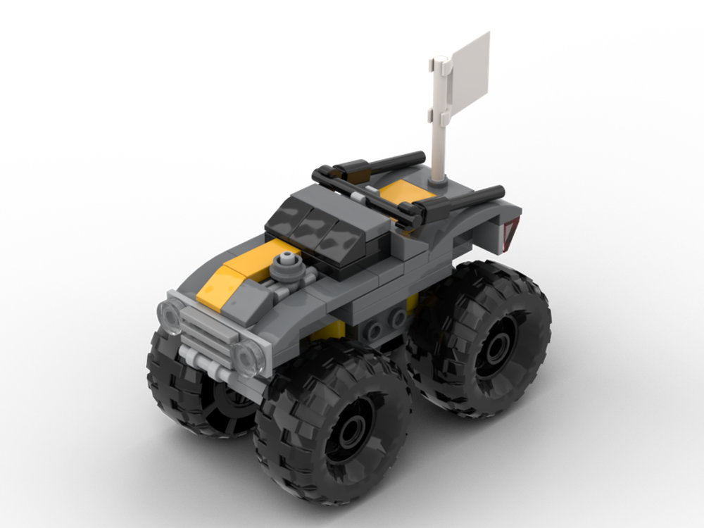 Lego Moc Mini Monster Truck By Ridbricks Rebrickable Build With Lego