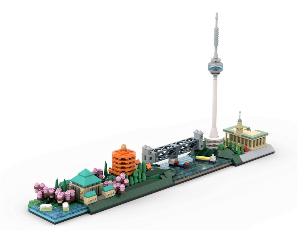 LEGO MOC-41044 Miniature Skylines - Wuhan, China (Architecture ...