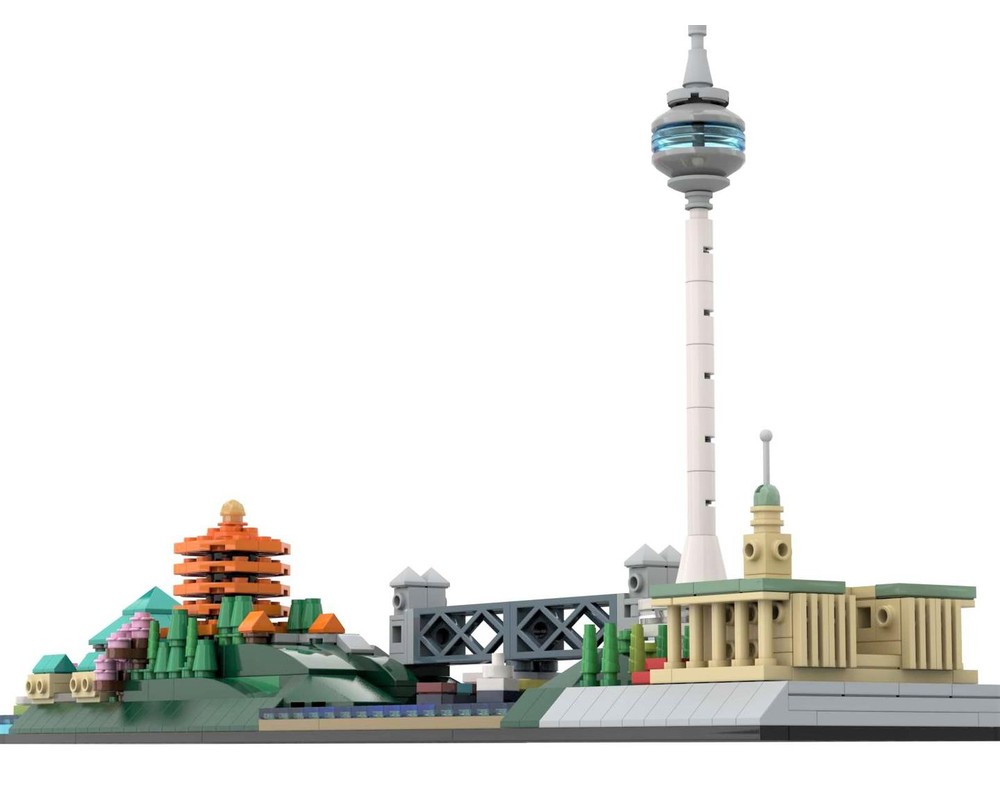 LEGO MOC Miniature Skylines - Wuhan, China by Brickalizer | Rebrickable ...