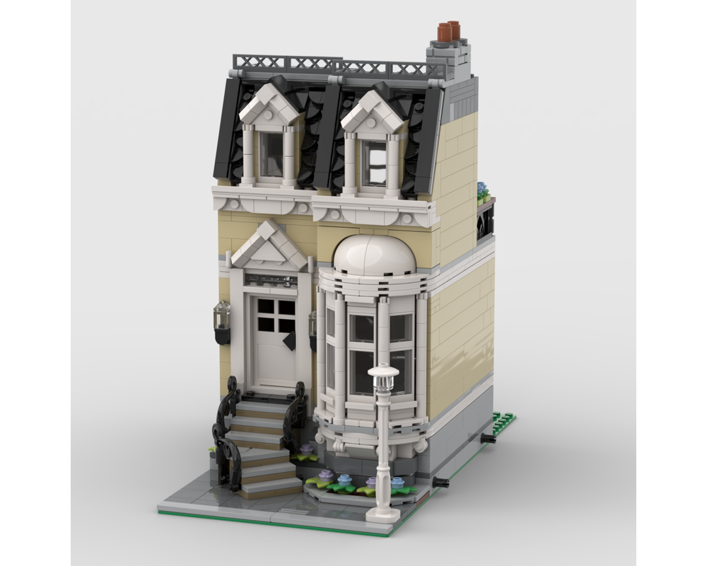 LEGO MOC-41049 Town House - Tan Edition (Modular Buildings 2020 ...