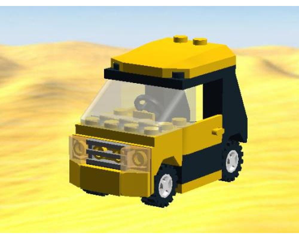 LEGO MOC Lego Yellow Car for Transport Carriage Inspired by 7939 Cargo ...