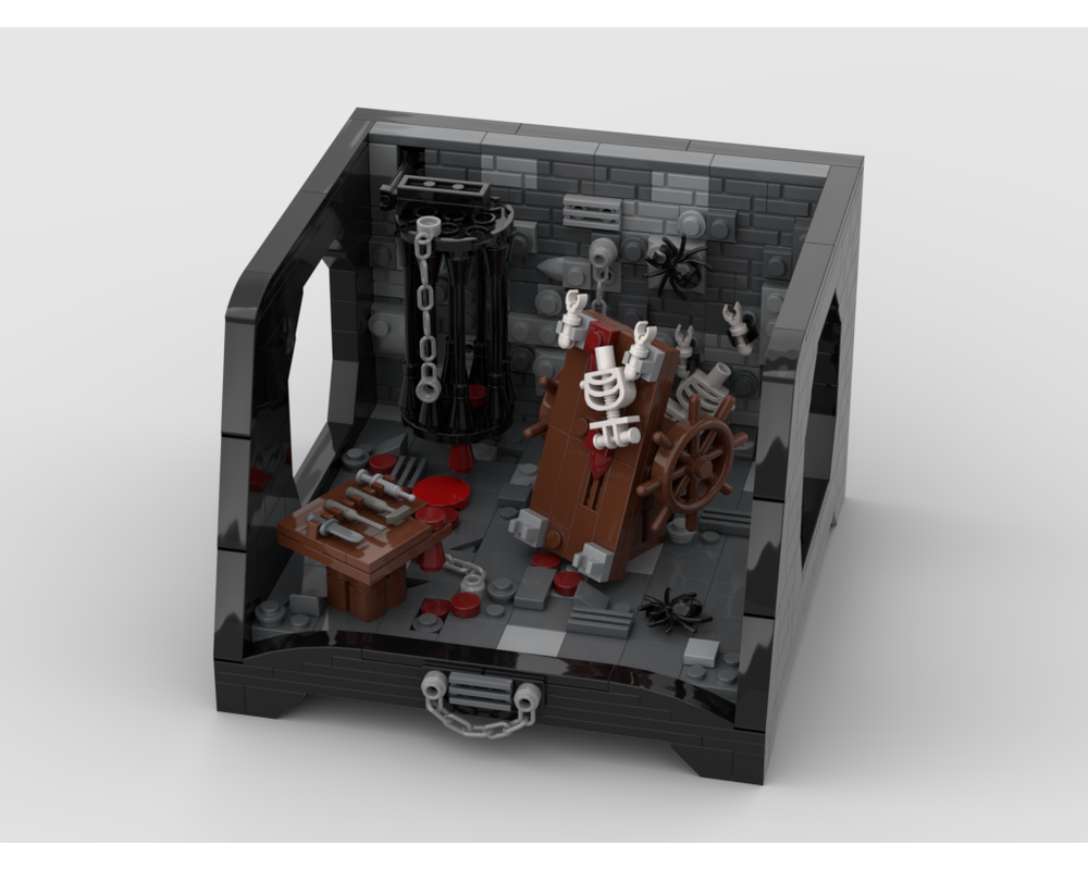 LEGO MOC Medieval Dungeon with a special stand by gabizon | Rebrickable ...