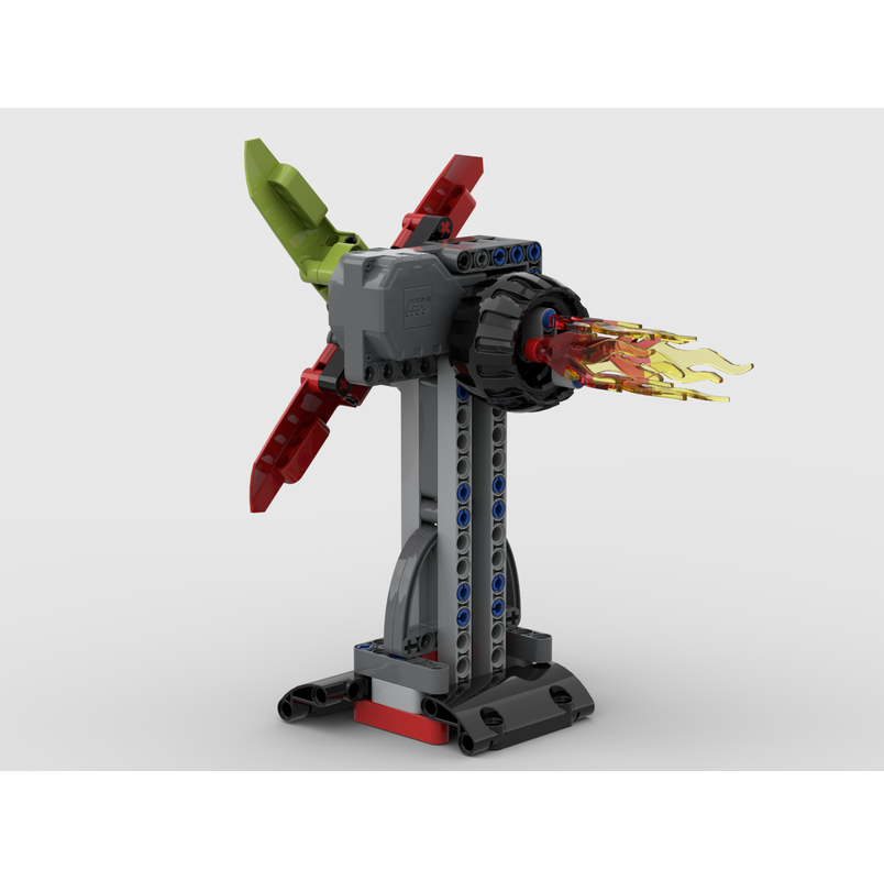 LEGO MOC Wind up Windmill by Sarria | Rebrickable - Build with LEGO